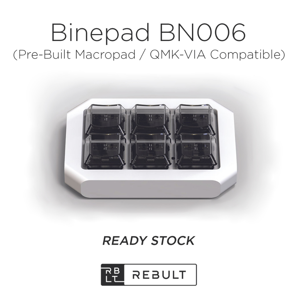 Binepad BN006 Macropad (QMK/VIA Compatible, Pre-Built) for Mechanical Keyboards | Shopee Malaysia