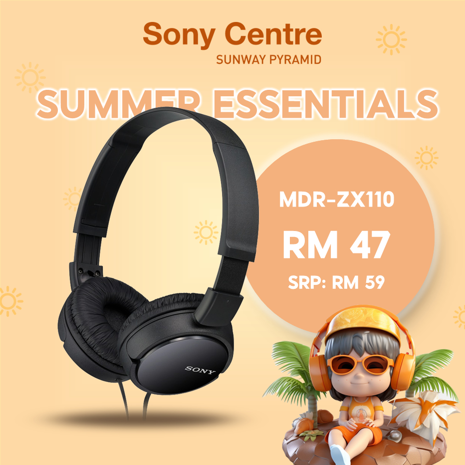 Sony MDR-ZX110 Headphones ZX110 | Shopee Malaysia