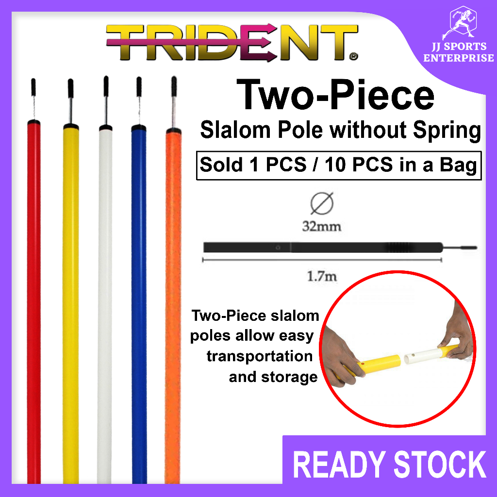 Trident Slalom Pole Two Piece Type Pole Can Separate For Football ...