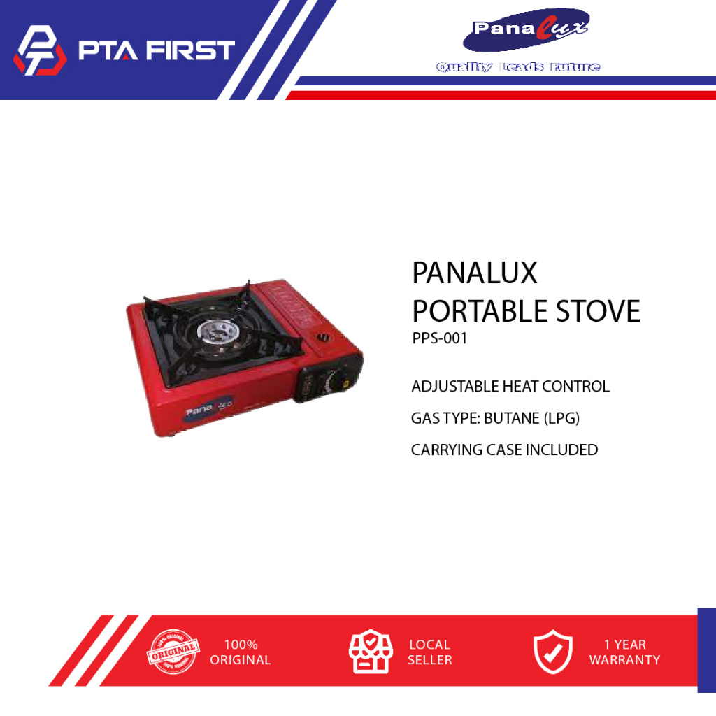 PANALUX PPS-001 PORTABLE GAS STOVE (9555172802453 | Shopee Malaysia