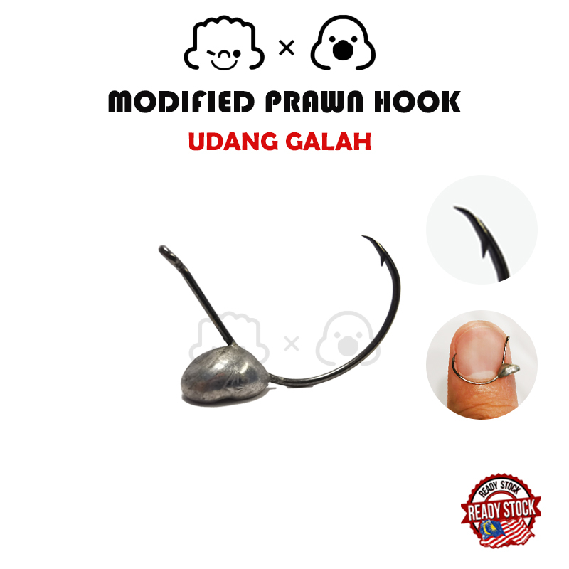 Customized Prawn Hook Mata Kail Udang Galah Anglar 4206 Modify Size No ...