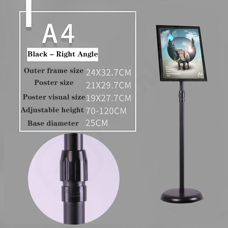 【Local shipment】Adjustable sign stand Poster Display Sign Stand Holder ...
