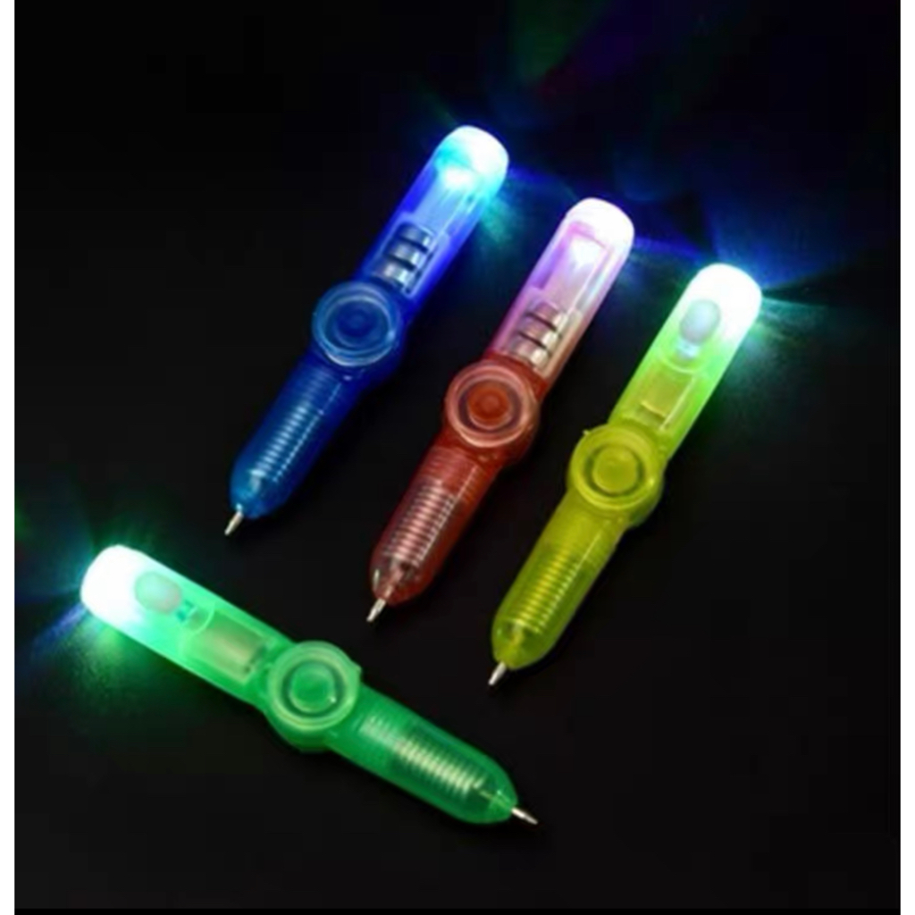 Fidget Pen Spinning Pen with LED Light Spinner | Shopee Malaysia