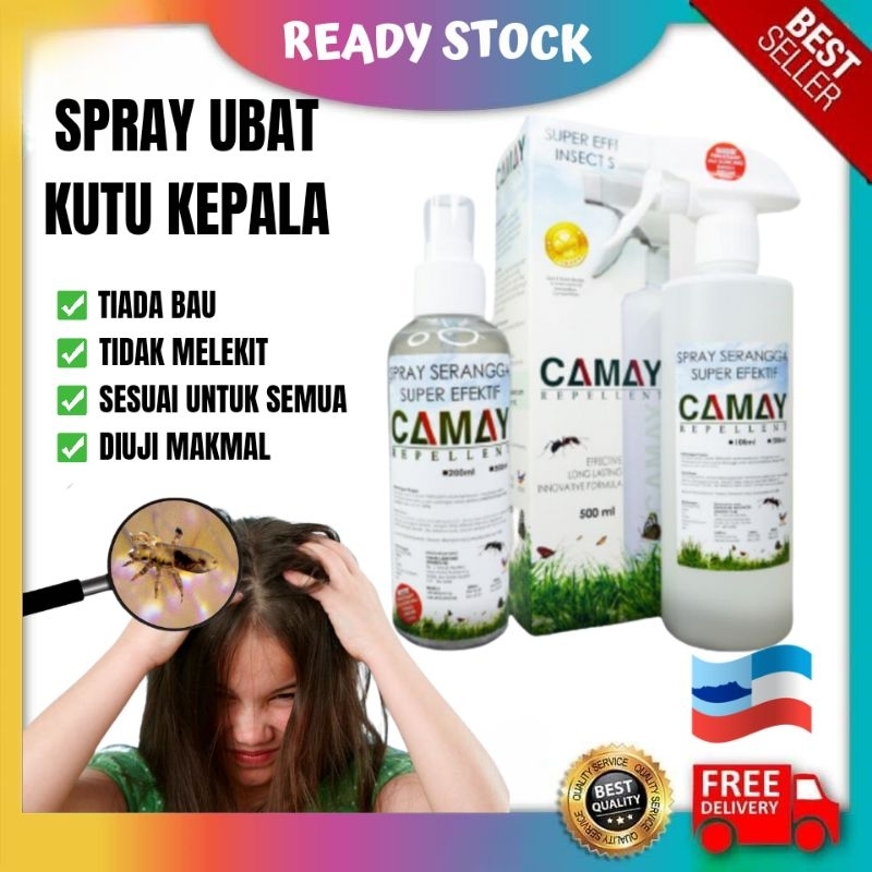Ubat Kutu Kepala Rambut Natural Head Lice Camay Repellent Shopee