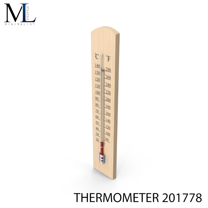 Minimalist Lifestyle:-Wooden Thermometers 201778 Garden Wall Hanging ...