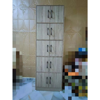 LUMA Living 5 Tier File Cabinet Almari Buku 10 Pintu Storage Cabinet 10 ...