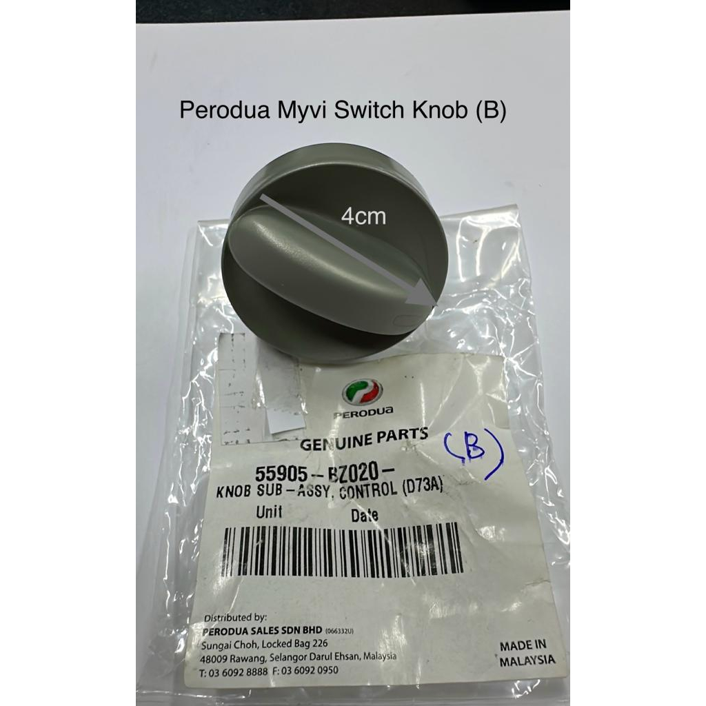 [100% Original]Perodua Myvi Aircond Knob Switch (Type B) [Part No ...