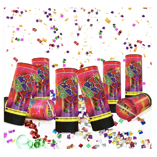 MSIA Ready Stock/ Party Popper 11cm Confetti Popper 12 PCs for Birthday ...