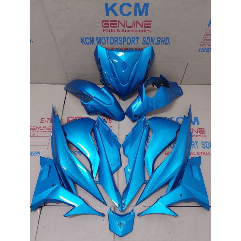COVERSET FULL BODY SET SM SPORT 110R GREEN CYAN | Shopee Malaysia