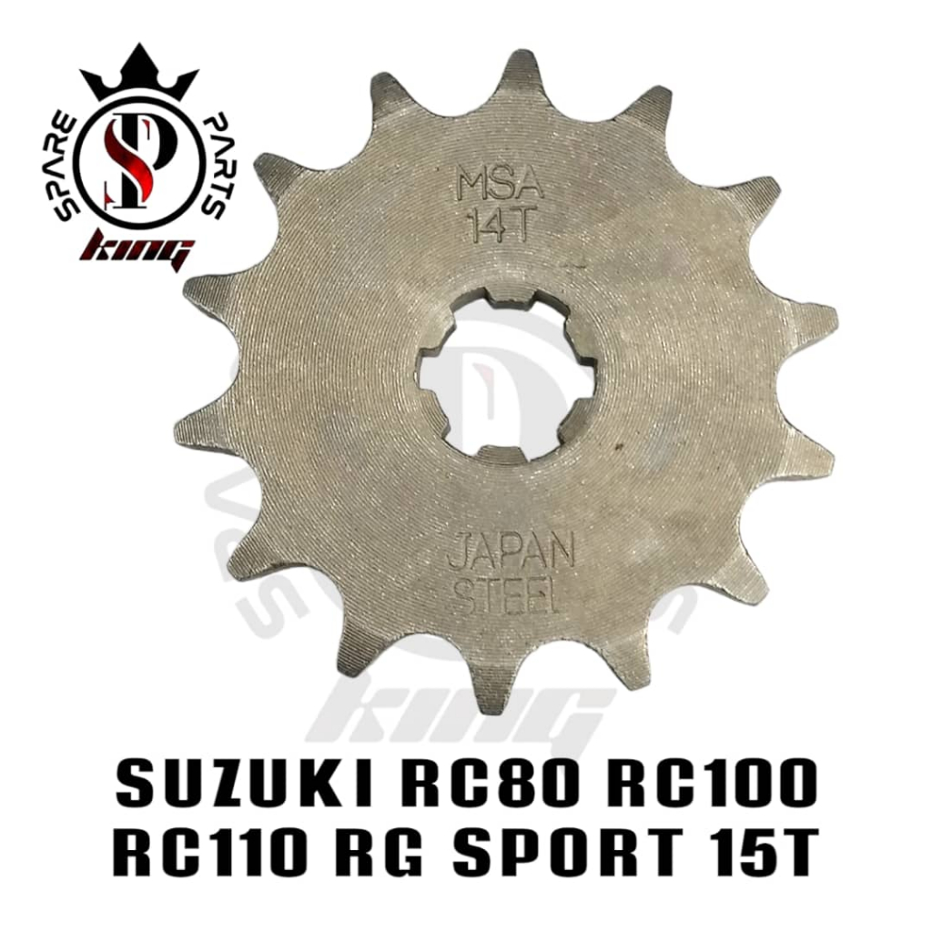 SUZUKI FRONT REAR SPROCKET DEPAN BELAKANG RKM/LOCAL TXR150 RFS150 RC80 ...