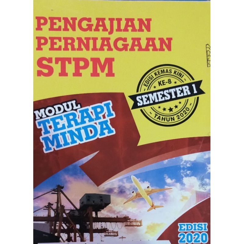 MODUL TERAPI MINDA PENGAJIAN PERNIAGAAN STPM SEM 1 EDISI KE -8 | Shopee ...