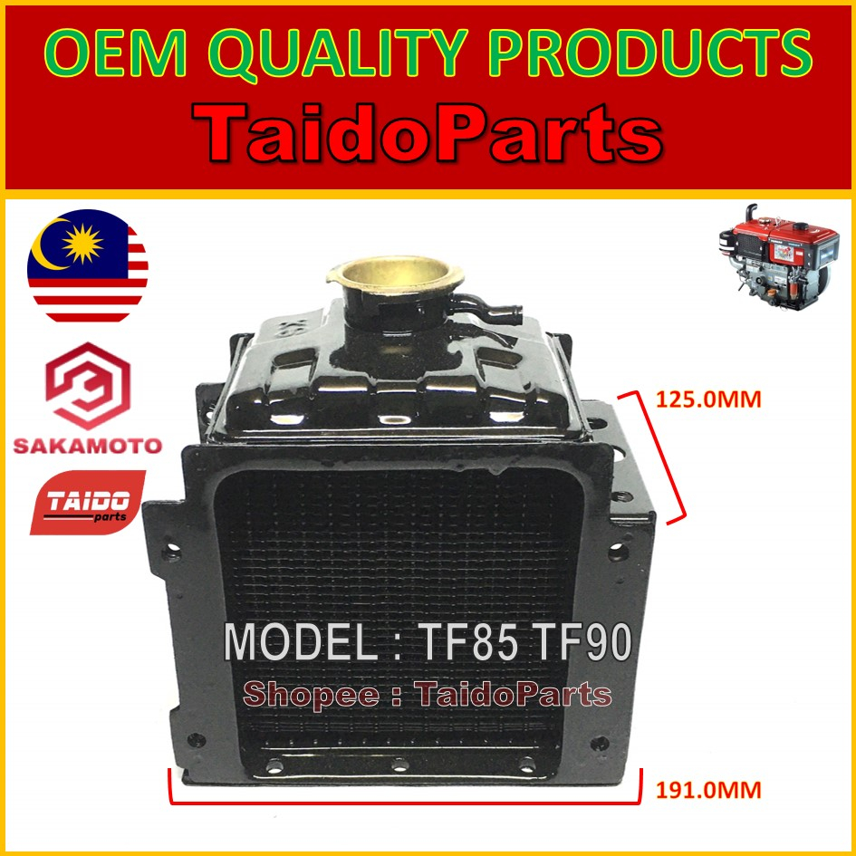 Yanmar TF80 TF90 TF110 TF120 TF160 Engine Radiator Condenser tangki air | Shopee Malaysia