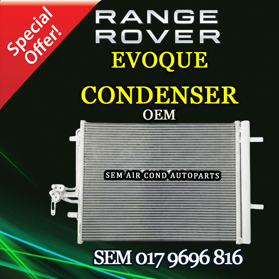 RANGE ROVER EVOQUE OEM TAIWAN NEW CONDENSER/ KONDENSER (CAR AIRCOND ...