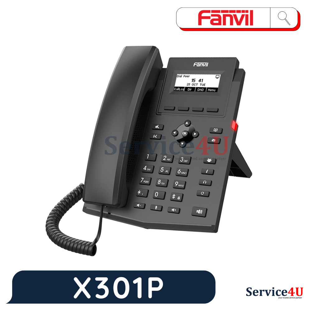 Fanvil X301P Entry Level IP Phone | Business Phone | Office Phone ...