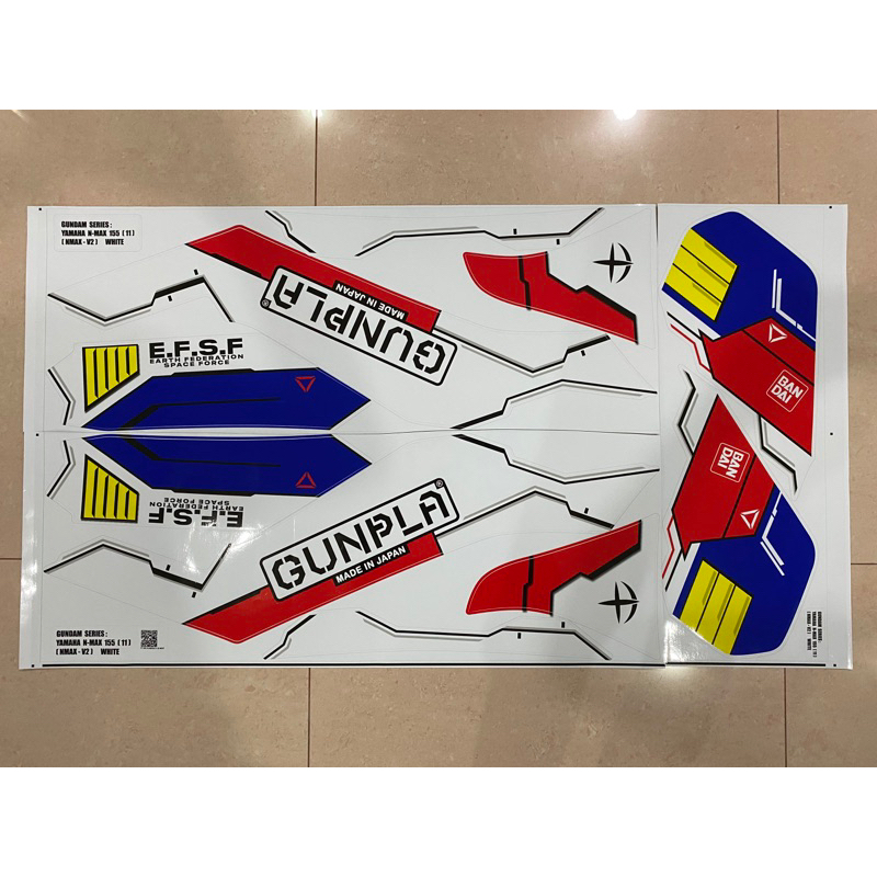 Yamaha nmax v2 body sticker Gundam edisi | Shopee Malaysia