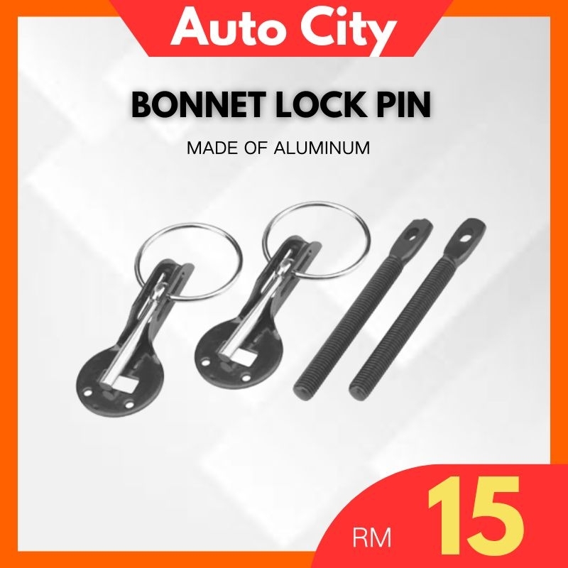 1 set Sparco Bonnet Lock Pin Hood Pin Bonnet Lock Universal Hood Pin ...