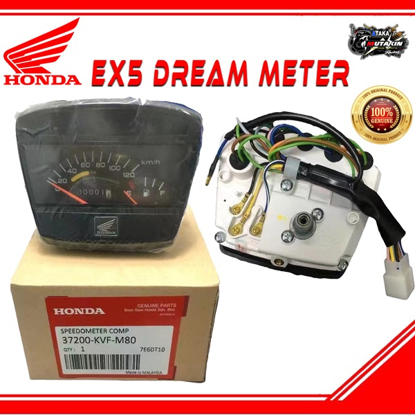 HONDA EX5 DREAM METER ASSY 100% ORIGINAL SPEEDOMETER COMP 37200-KVF-M80 | Shopee Malaysia