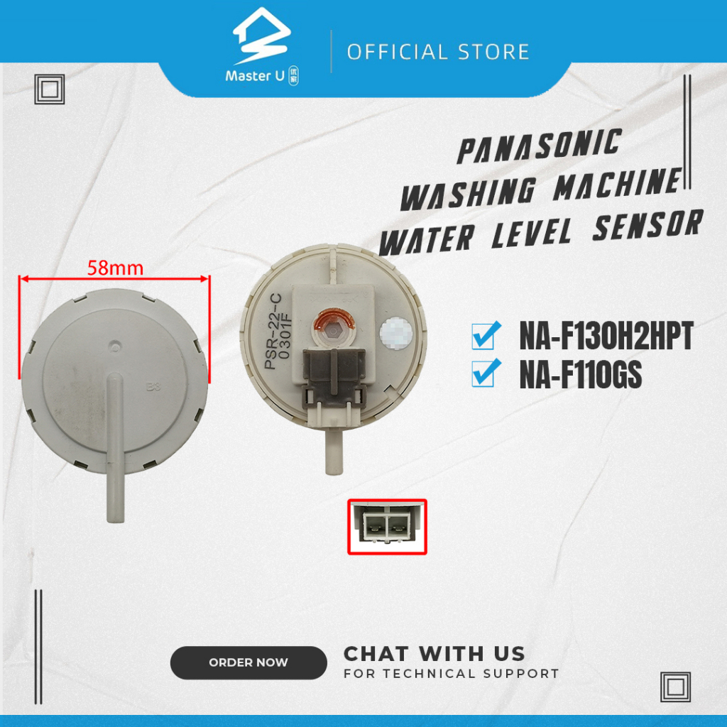 PANASONIC WASHING MACHINE PSR-22-C WATER LEVEL PRESSURE SWITCH/WATER ...
