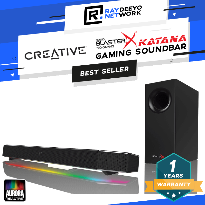 Creative Sound BlasterX Katana Multi-channel RGB Gaming Soundbar [Up to ...