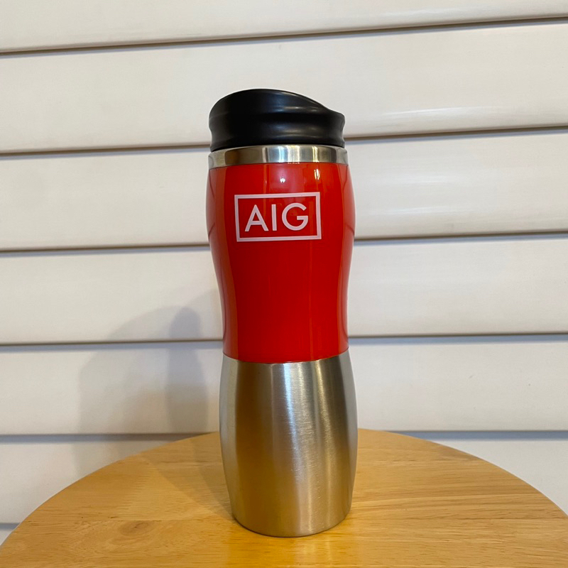 AIG Red Reusable Thermal Flask | Shopee Malaysia