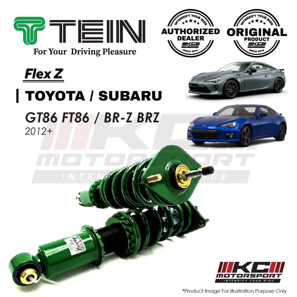 Toyota GT86 FT86 / Subaru BR-Z BRZ 2012+ - TEIN Flex Z Adjustable Suspension / Coilover | Shopee ...
