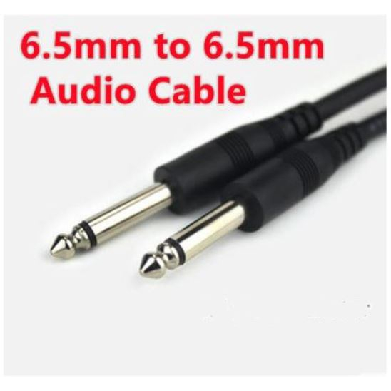 6.5mm male to 6.5mm male audio cable / microphone audio cable / Guitar ...