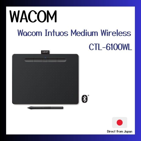【Direct from Japan】WACOM INTUOS MEDIUM WIRELESS CTL-6100WL Bluetooth ...