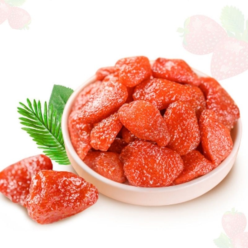 【100g-200g】Vegetarian Freeze Dried Fruit Freeze Dried Strawberry Yogurt ...