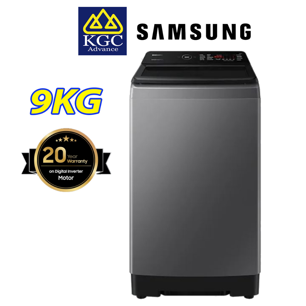 Samsung 9kg WA90CG4545BDFQ / 8kg WA80CG4545BYFQ Top Load Washer with Ecobubble™ Inverter Washing ...