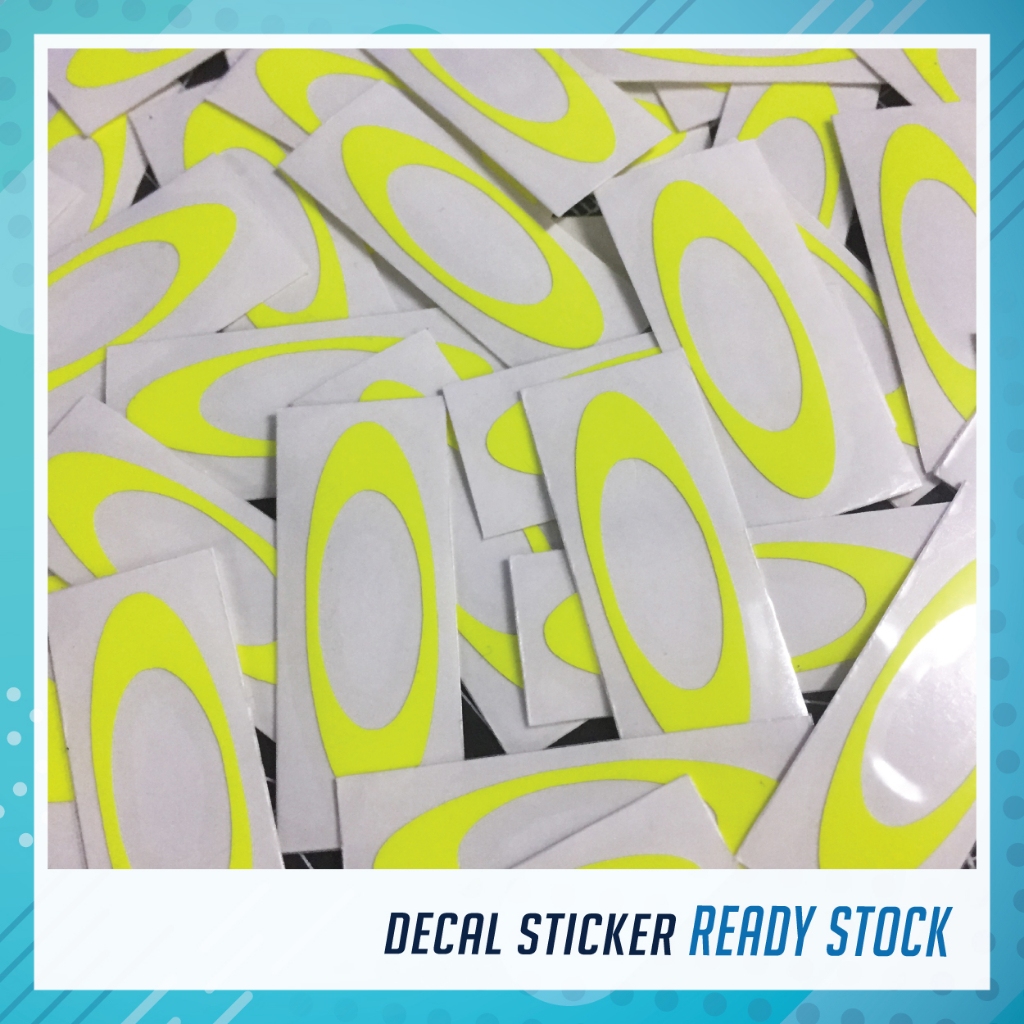 Sticker OAKLEY Fluorescent | Sticker Motor, Kereta | Shopee Malaysia