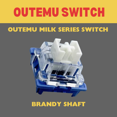 [LOCAL STOCK] OUTEMU Milk series switches: Milk Green/Milk Peach/Milk ...