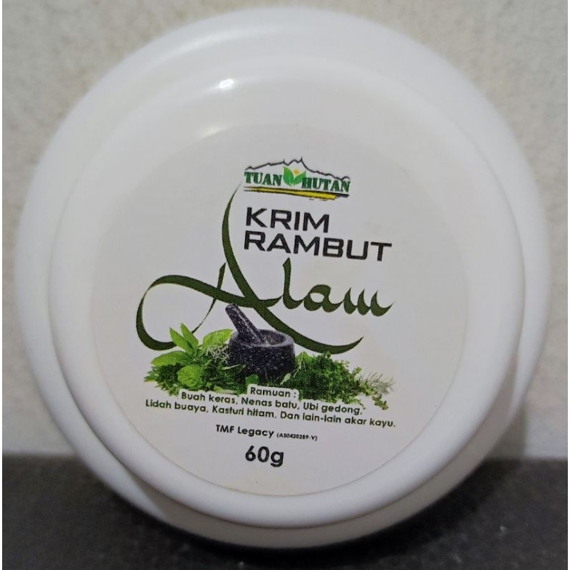 Krim Rambut Alam TUAN HUTAN | Shopee Malaysia