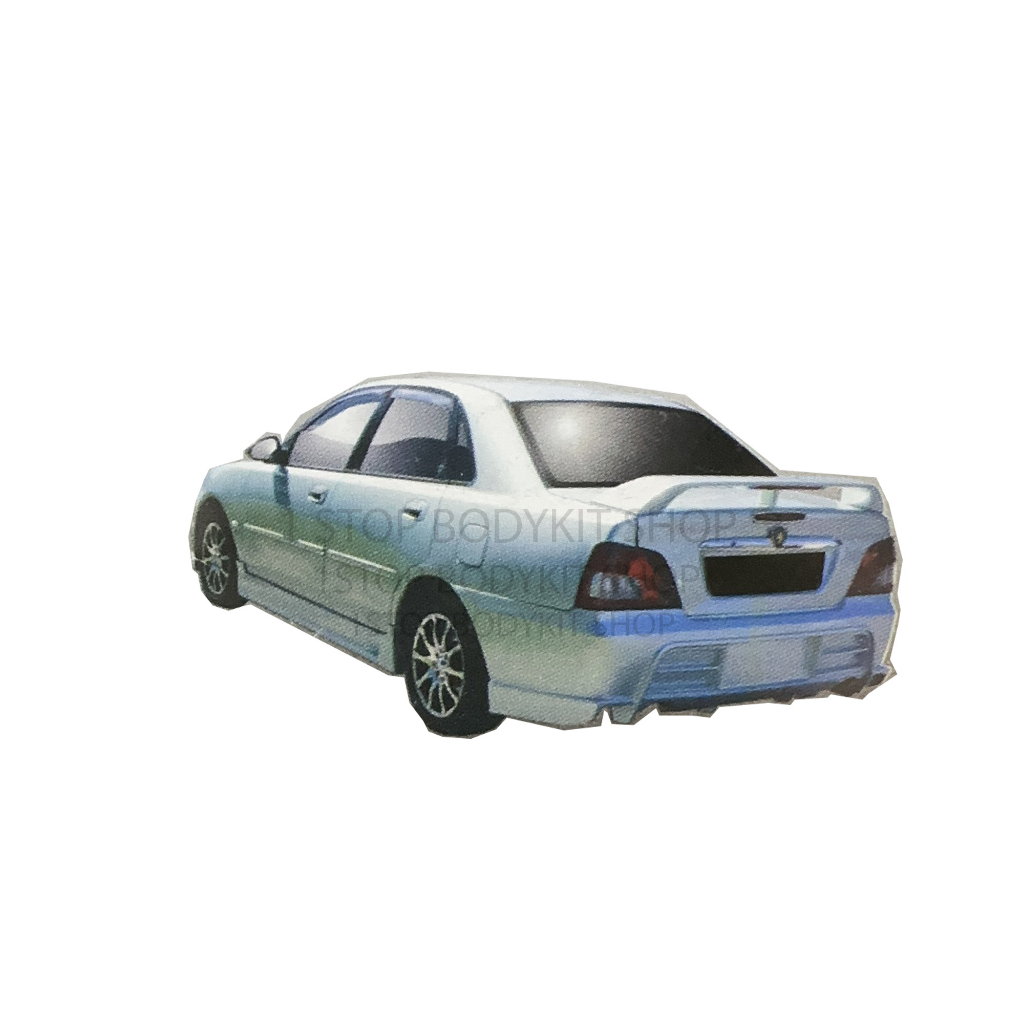 PROTON WAJA VOLTEX REAR BUMPER (PU GETAH ) SKIRT LIP BODYKIT | Shopee ...