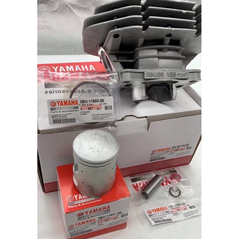 YAMAHA Y125 THAILAND 5BU CYLINDER BLOCK PISTON BLOCK PIN ORI CILINDER FULL SET BLOK KIT 125 ...
