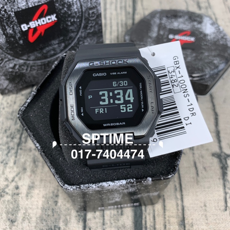 CASIO G-SHOCK G-LIDE GBX-100NS-1DR / GBX-100NS-1D / GBX-100NS-1 / GBX-100NS / GBX-100 BLACK ...