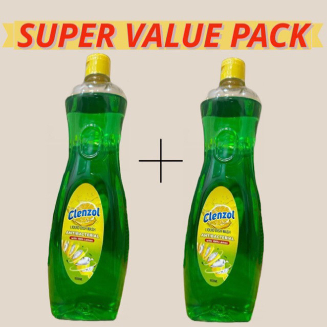 Dishwashing Liquid/ cuci pinggan clenzol Lime (2x1000ml)-READY STOCK ...