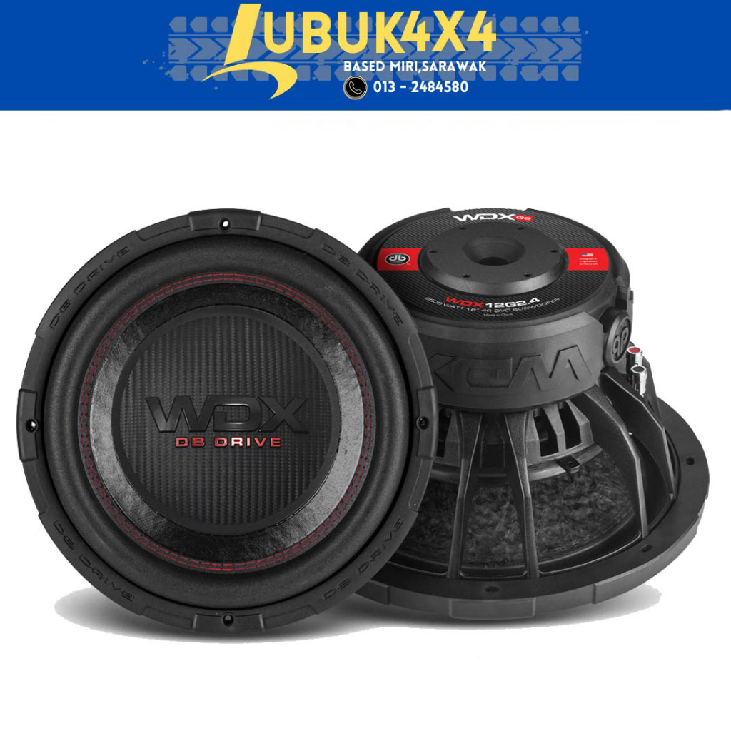 [ORIGINAL] WDX12G2.4 DB DRIVE 12" DOUBLE COIL DOUBLE MAGNET WOOFER ...