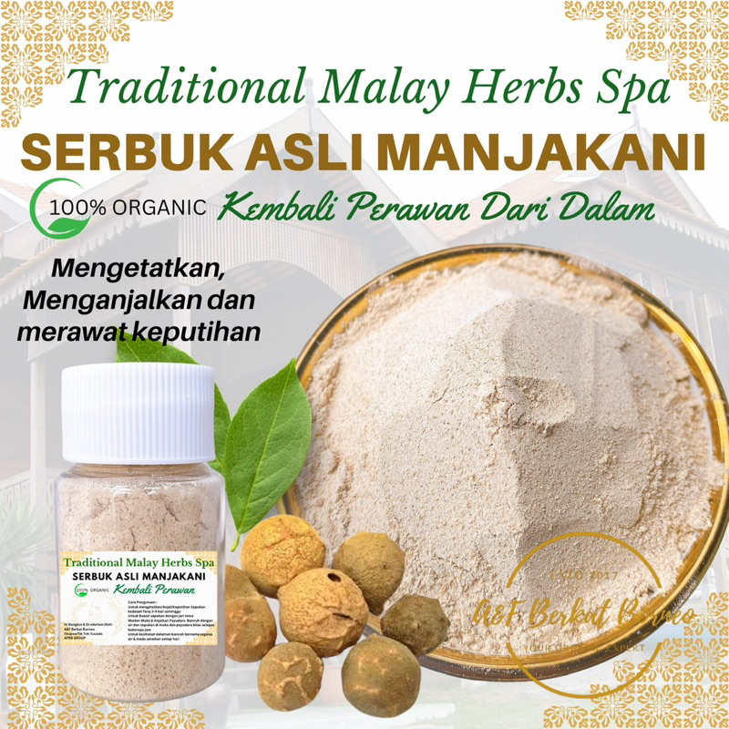 SERBUK MANJAKANI ASLI 💯/KETAT/KEPUTIHAN/AIR MANJAKANI/BUASIR/JERAWAT ...