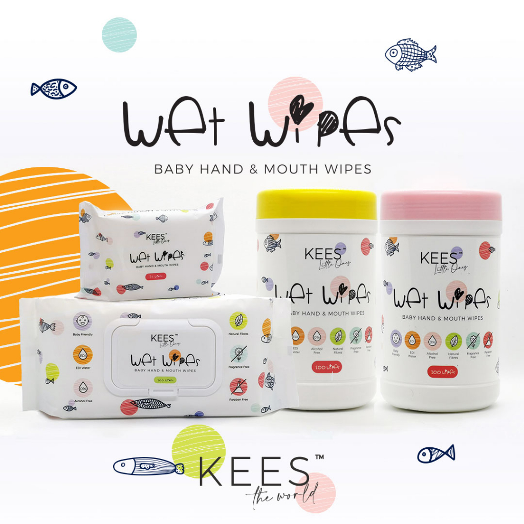 Wet Wipes | KEES The World Baby Hand & Mouth Wet Wipes Premium Basah ...