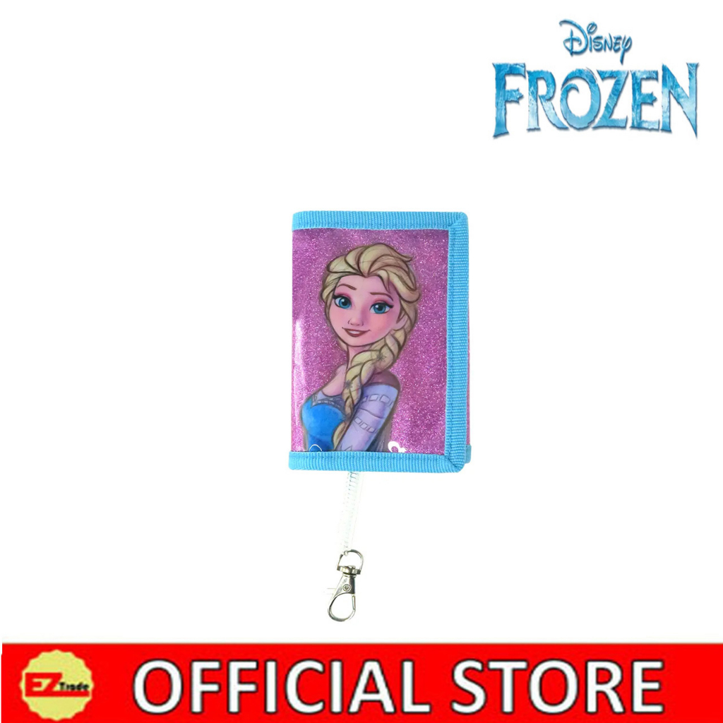 Disney 100 Years Frozen Elsa Tri Fold Wallet/Kids purses/ready stock ...