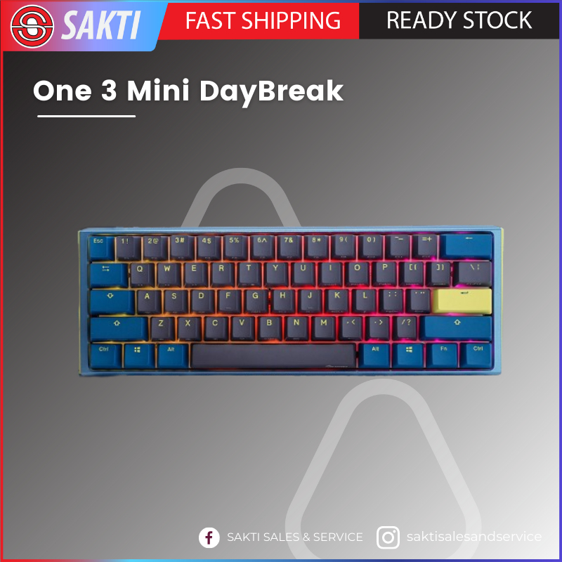 Ducky One 3 Mini Daybreak RGB Mechanical Keyboard | Shopee Malaysia