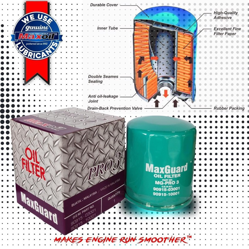 MAXOIL MAXGUARD OIL FILTER ORIGINAL | Shopee Malaysia