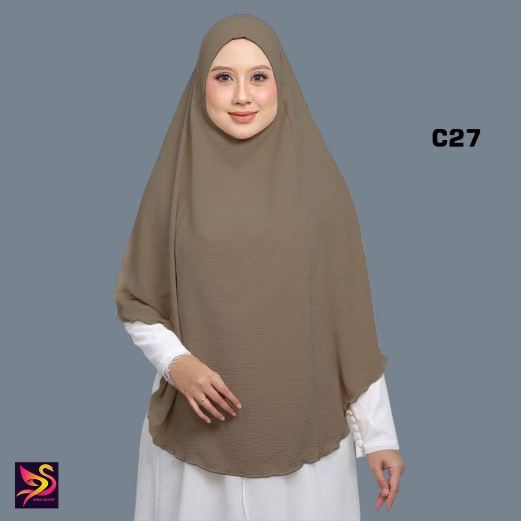 Khimar Sarung | Tudung Labuh Tali | Cotton CEY | Shopee Malaysia