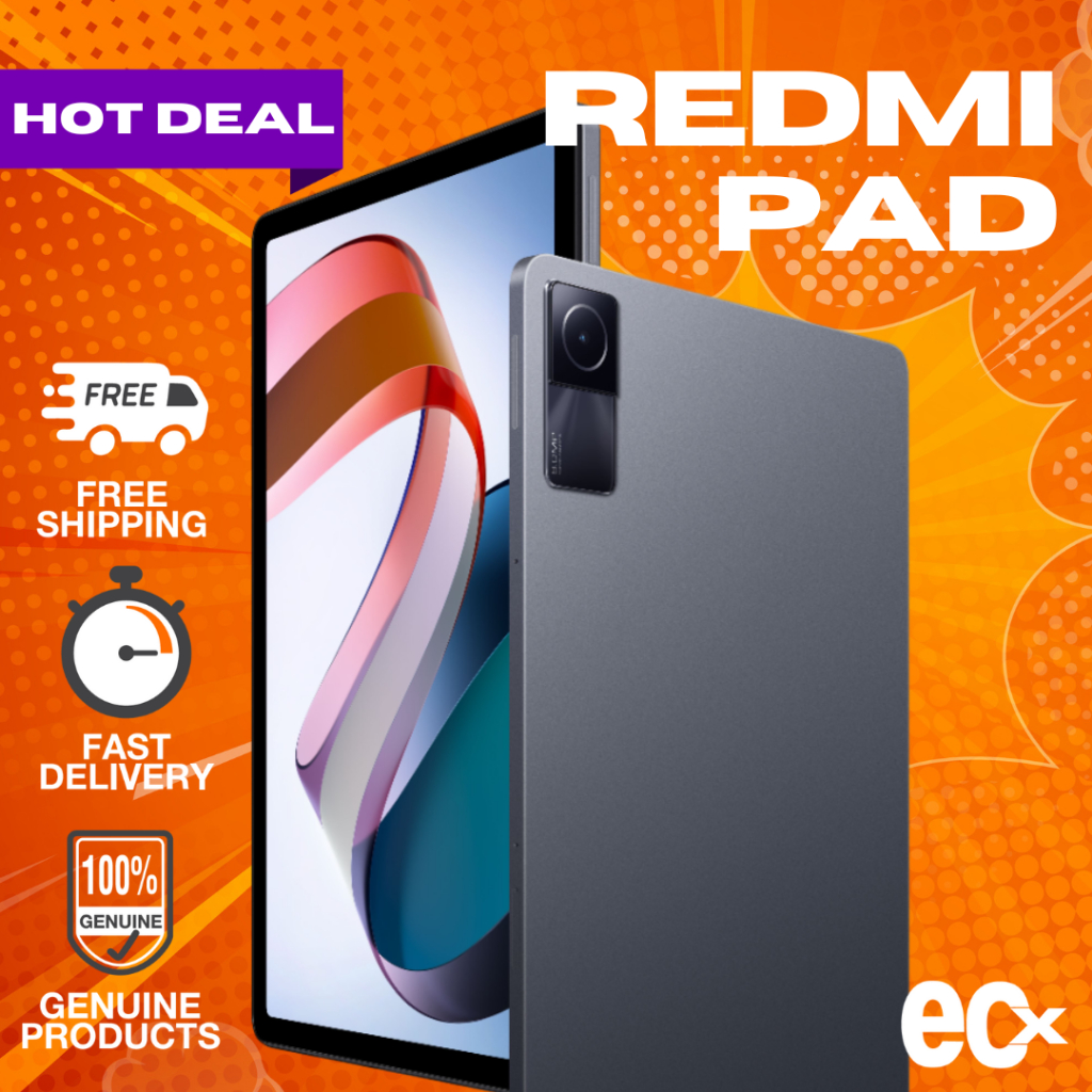 Xiaomi Redmi Pad (6GB+128GB) GLOBAL VER| 90Hz Smooth Display | MediaTek ...