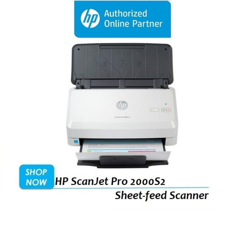 HP ScanJet Pro 2000 s2 Sheet-feed Scanner (6FW06A) | Shopee Malaysia