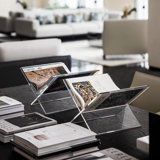 Acrylic postmodern free standing bookshelf for Rehal Al Quran Acrylic ...