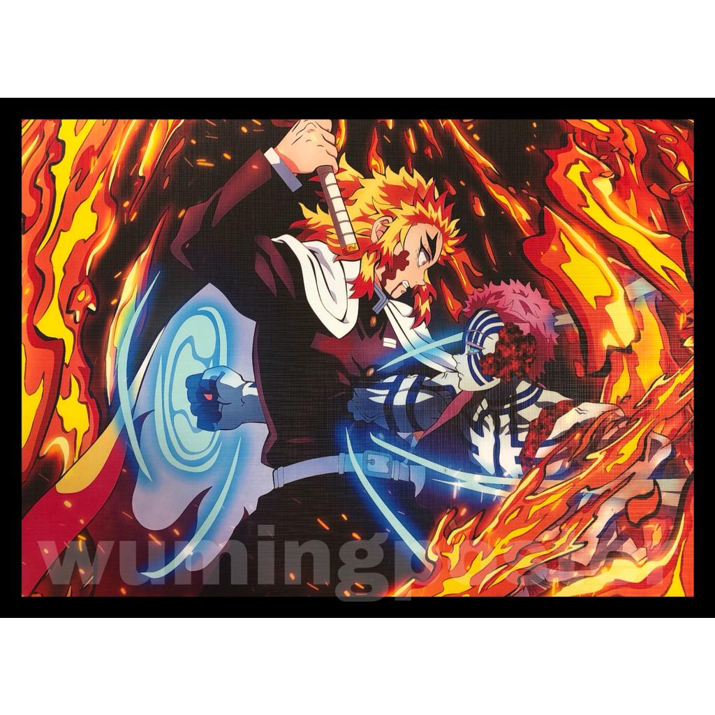 Animation Demon Slayer Kimetsu no Yaiba(Akaza VS Kyojuro Rengoku ...