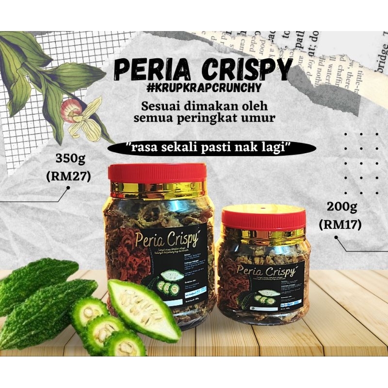 💯 Homemade Peria Crispy Cikdiba 350g Rangup ‼️ Yummy ‼️ | Shopee Malaysia