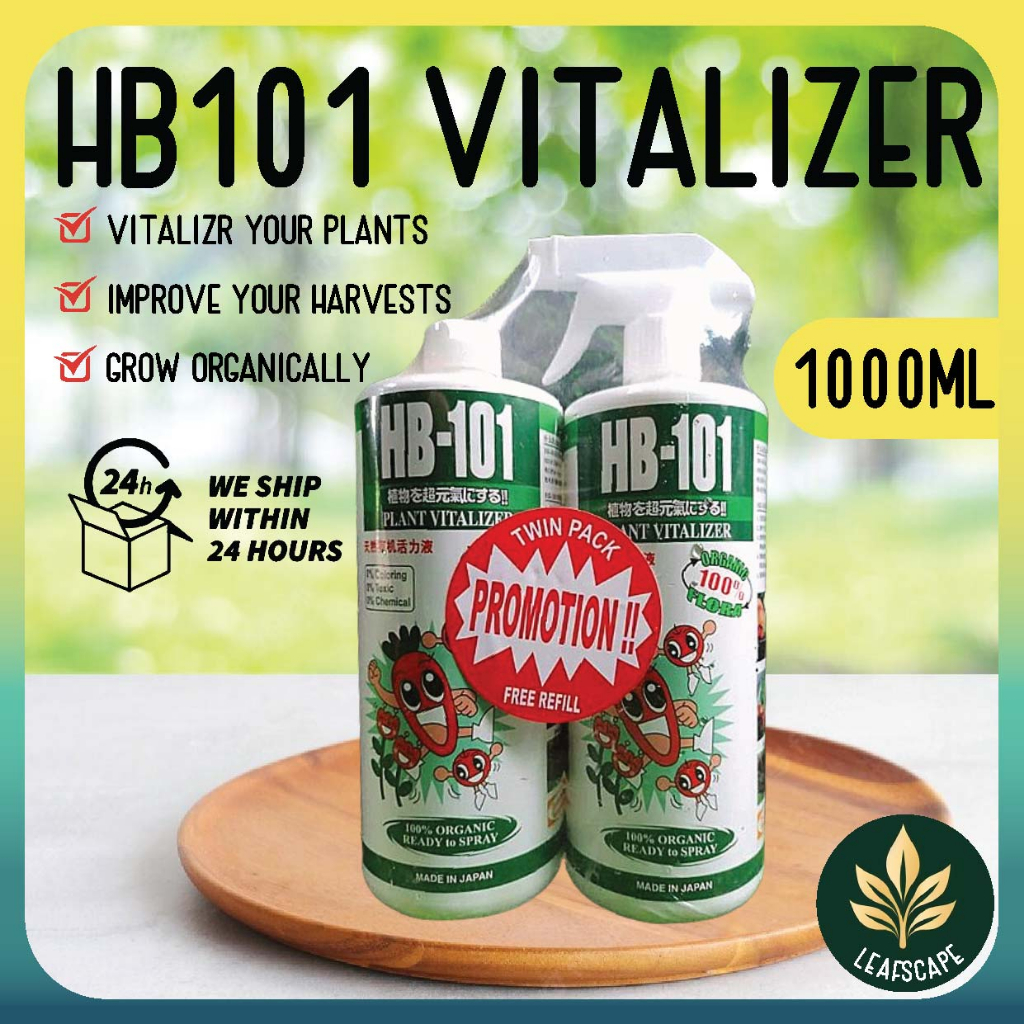 HB101 MR 101 Vitalizer Organic Liquid Spray Fertilizer Twin Pack Value Pack Fertiliser 肥料水 有机 有機 ...