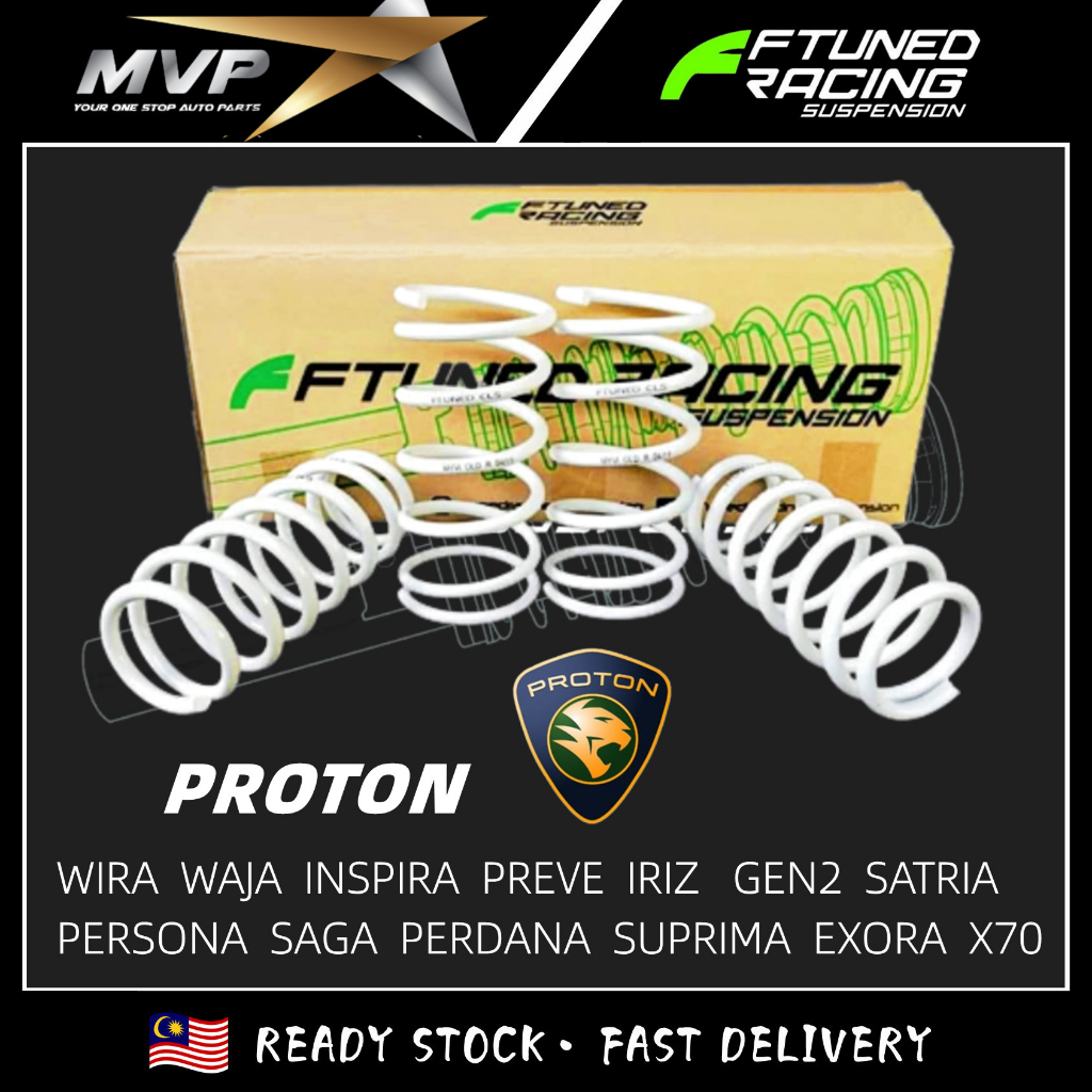 Ftuned CLS Sport Lowered Spring Proton S70 Wira Saga Ertiga Gen2 ...